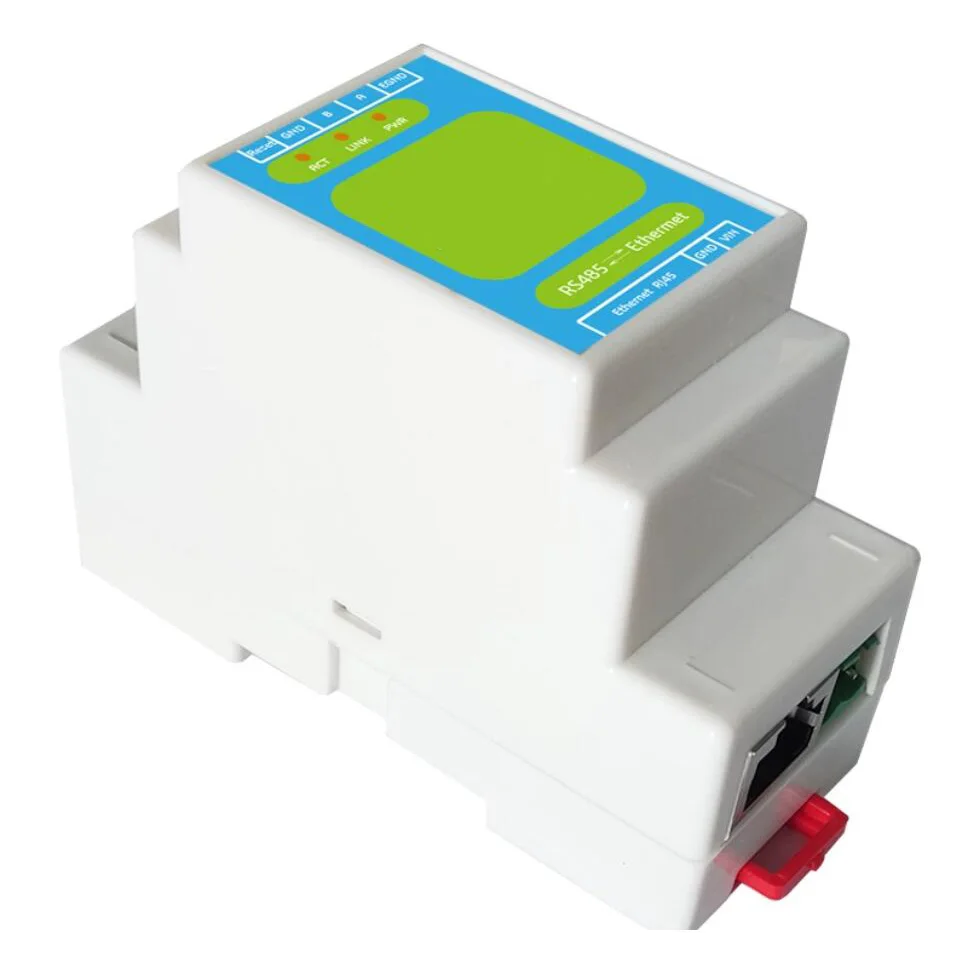 Din-rail RS485 to Ethernet Converter MQTT Support 2-Way Transmission ...