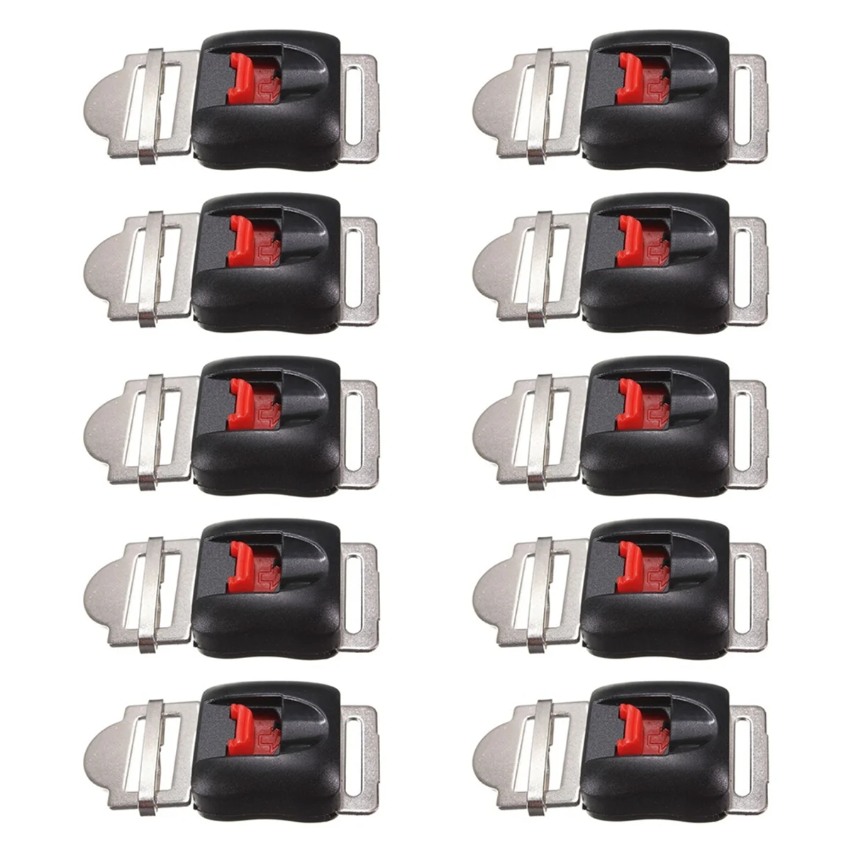 10pcs-Universal-Motorcycle-Helmets-Clip-Strap-Quick-Release-Disconnect ...
