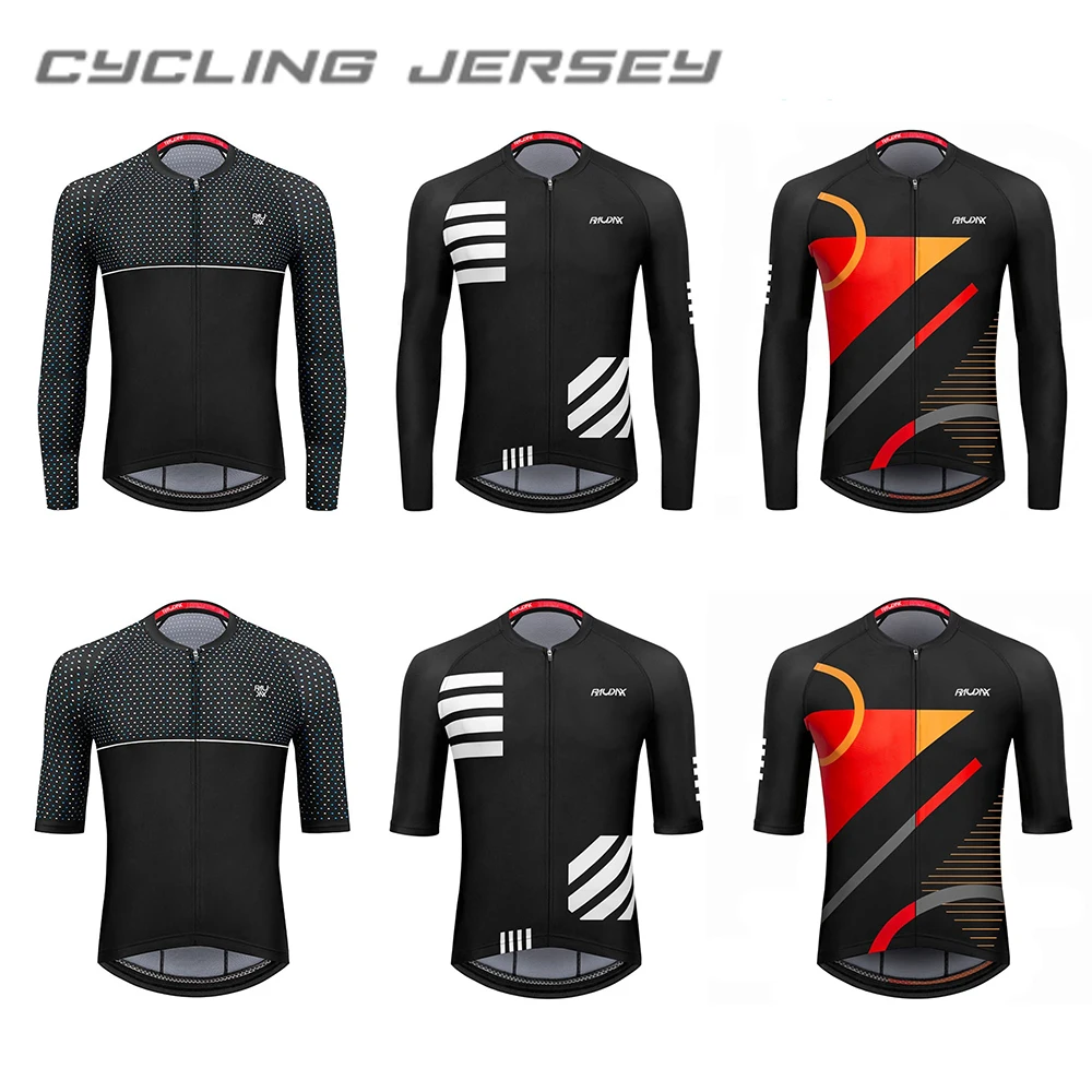 Spring Thin Long Sleeve Cycling Jersey Bicycle Clothing Breathable Road ...