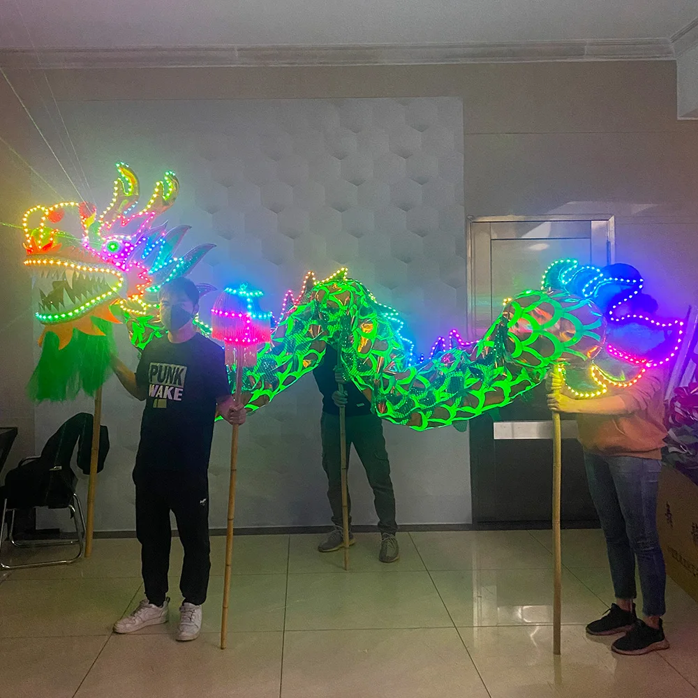LED-Chinese-traditional-luminous-dragon-dance-costume-festival ...
