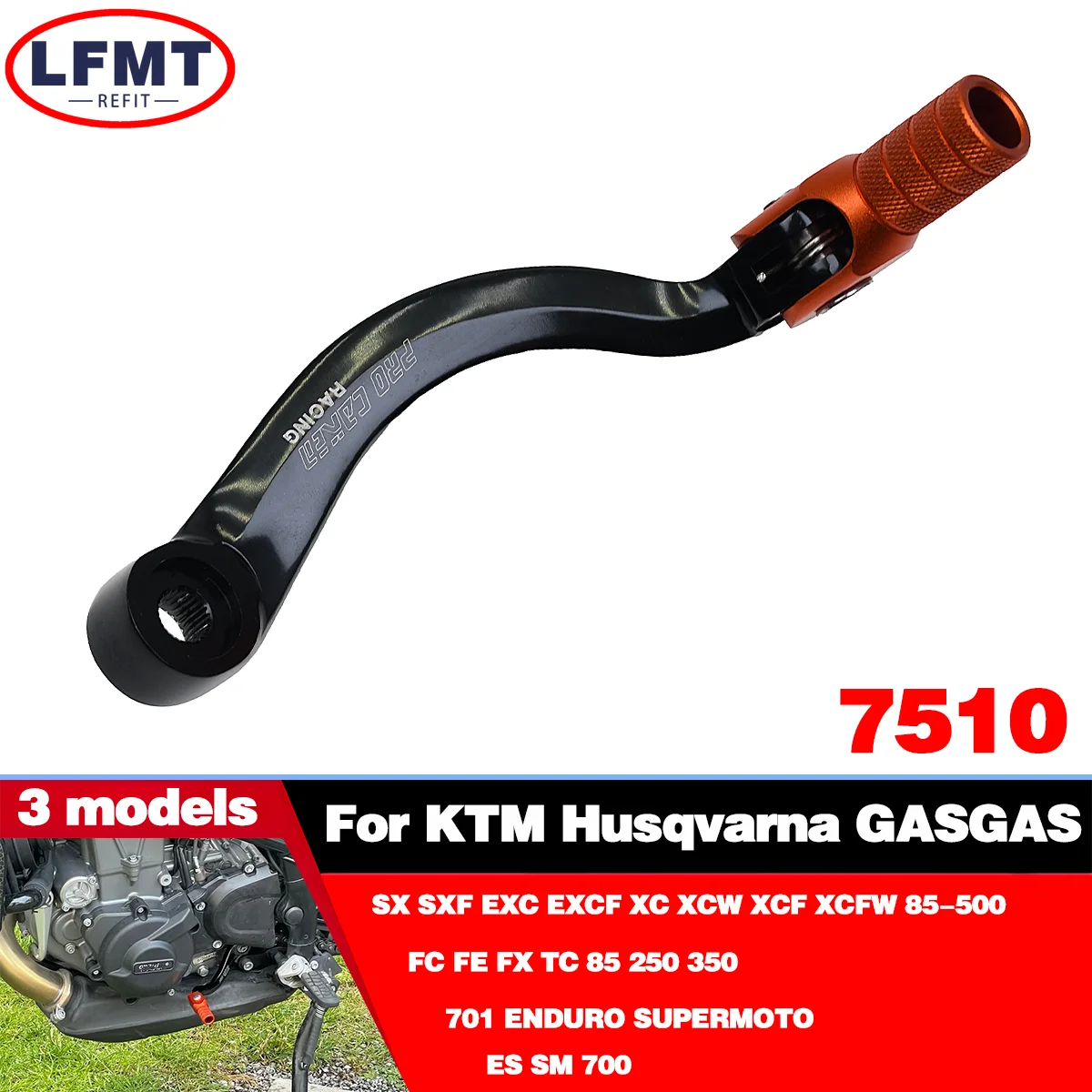 CNC Forged Gear Shift Lever For KTM 690 ENDURO R Duke SUPERMOTO SMC EXC ...