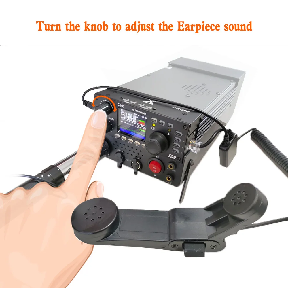 XIEGU-G90-G90S-Handheld-Microphone-Short-Wave-HF-Transceiver-Emergency ...