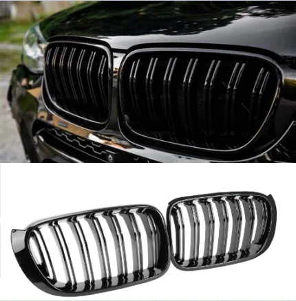Front-Kidney-Double-Line-Grille-Grill-Replacement-For-BMW-X3-X4-F25-F26 ...