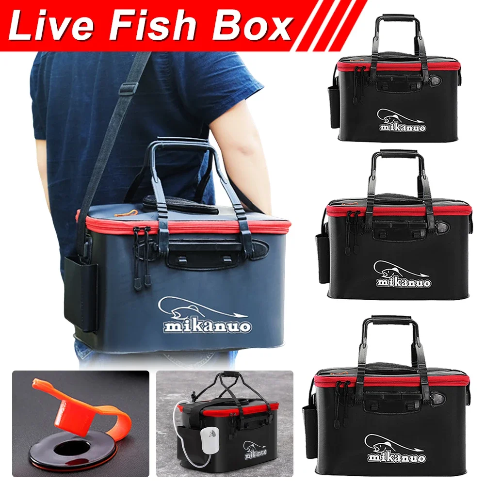 50CM-EVA-Collapsible-Fishing-Bucket-Portable-Live-Fish-Box-Folding ...