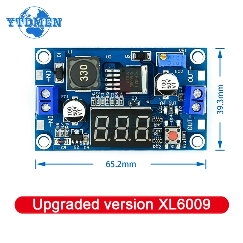 Upgraded-Version-XL6009-Boost-Module-DC-DC-5-32V-To-5-40V-4A-Adjustable ...