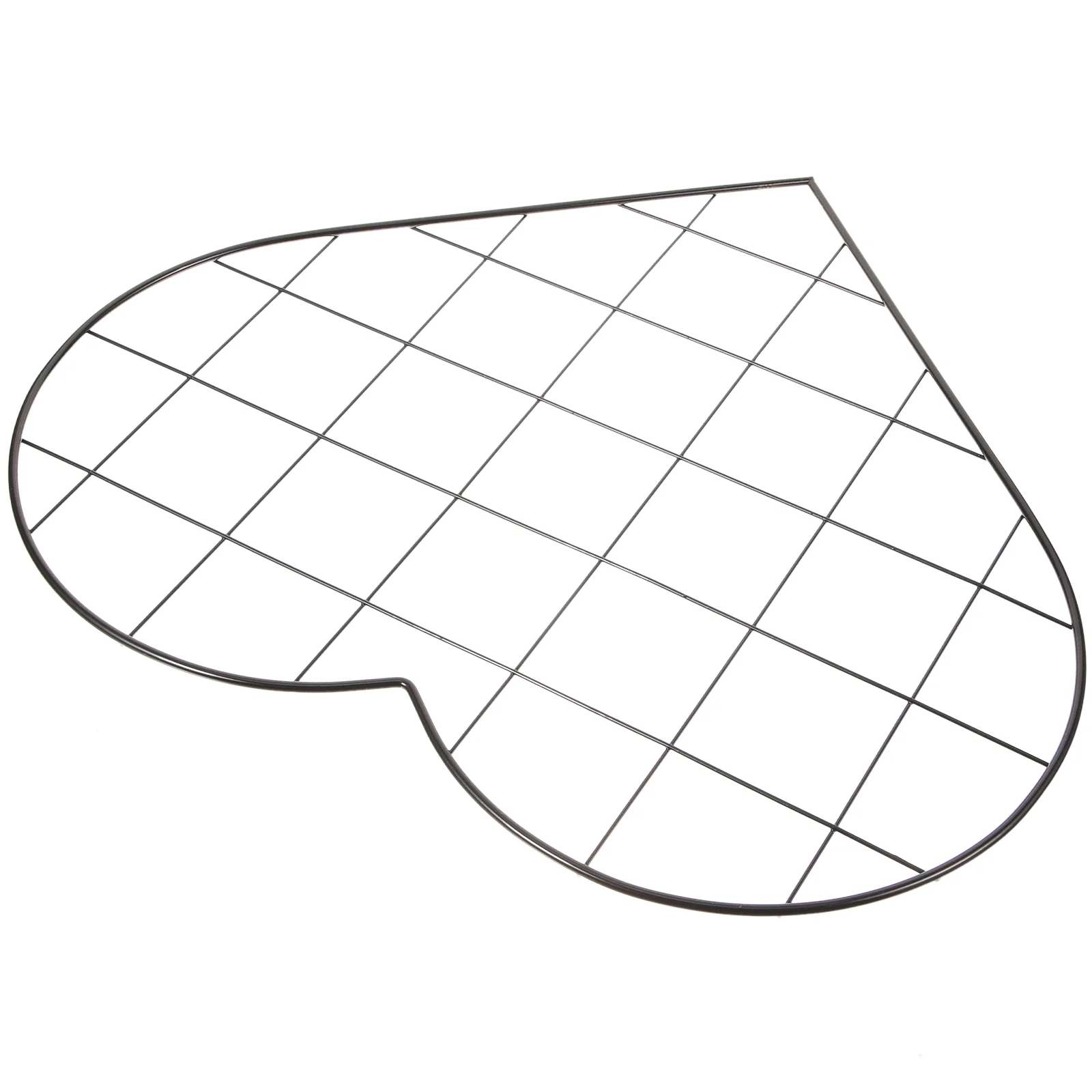 Grid-Photo-Wall-Grid-Wall-Organizer-Heart-Shaped-Iron-Rack-Grid-Wire ...