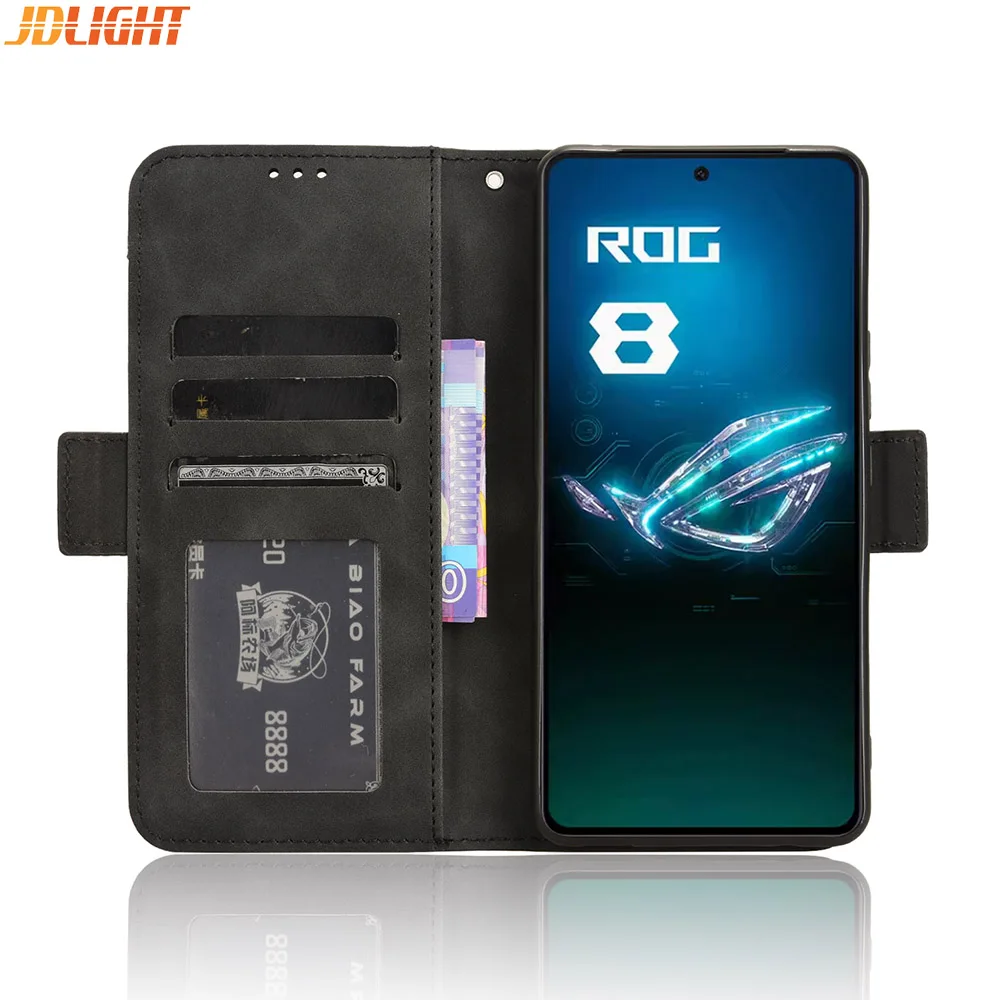 Wallet Cases For Asus Rog Phone 8 Pro Case Magnetic Closure Book Flip