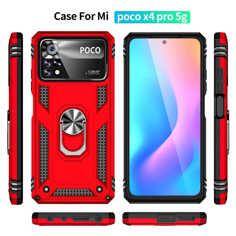 Shockproof-Armor-Magnetic-Case-for-Xiaomi-Pocophone-Poco-X4-Pro-5G ...