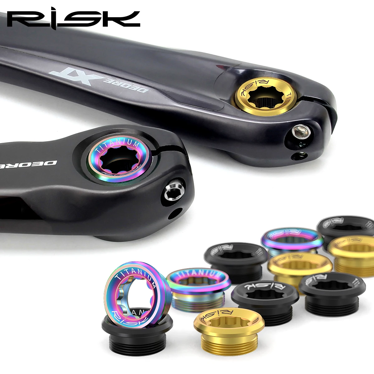 RISK-M20X8mm-Titanium-Crankset-Fixing-Bolt-Screw-Mountain-Bike ...