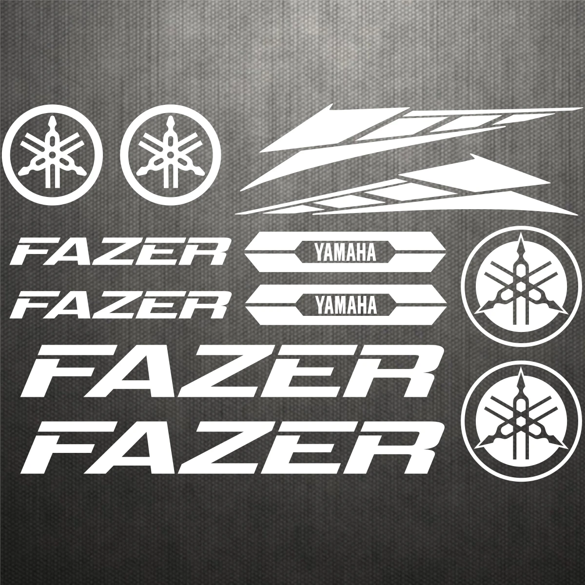 Yamaha Sticker Fazer Logo Motorcycle Decal Heltmet Stickers ...