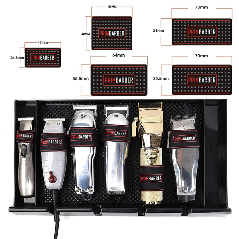 NEW-Trimmer-Grip-Barber-5pcs-Hair-Clipper-Grip-Rubber-Anti-Slide-Design ...