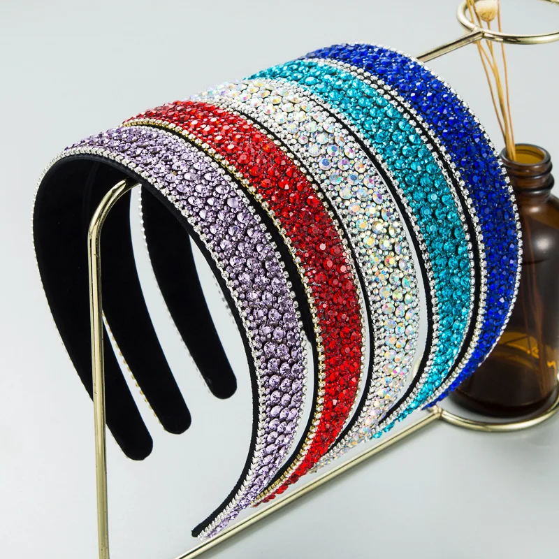 Color-Full-Diamonds-Shiny-Headbands-Fashion-Hair-Accessories-For-Women ...