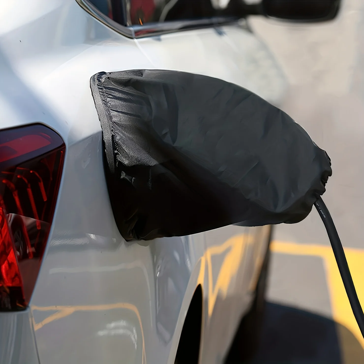 Magnetic EV Charger Port Cover - Durable, Weatherproof, UV & Snow ...