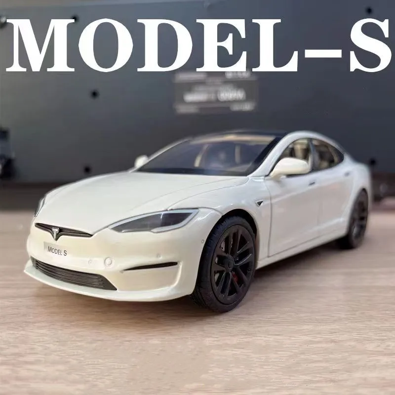 1:24 Tesla Model S MODEL 3 Y Alloy Car Model Diecast Metal Toy Vehicle ...