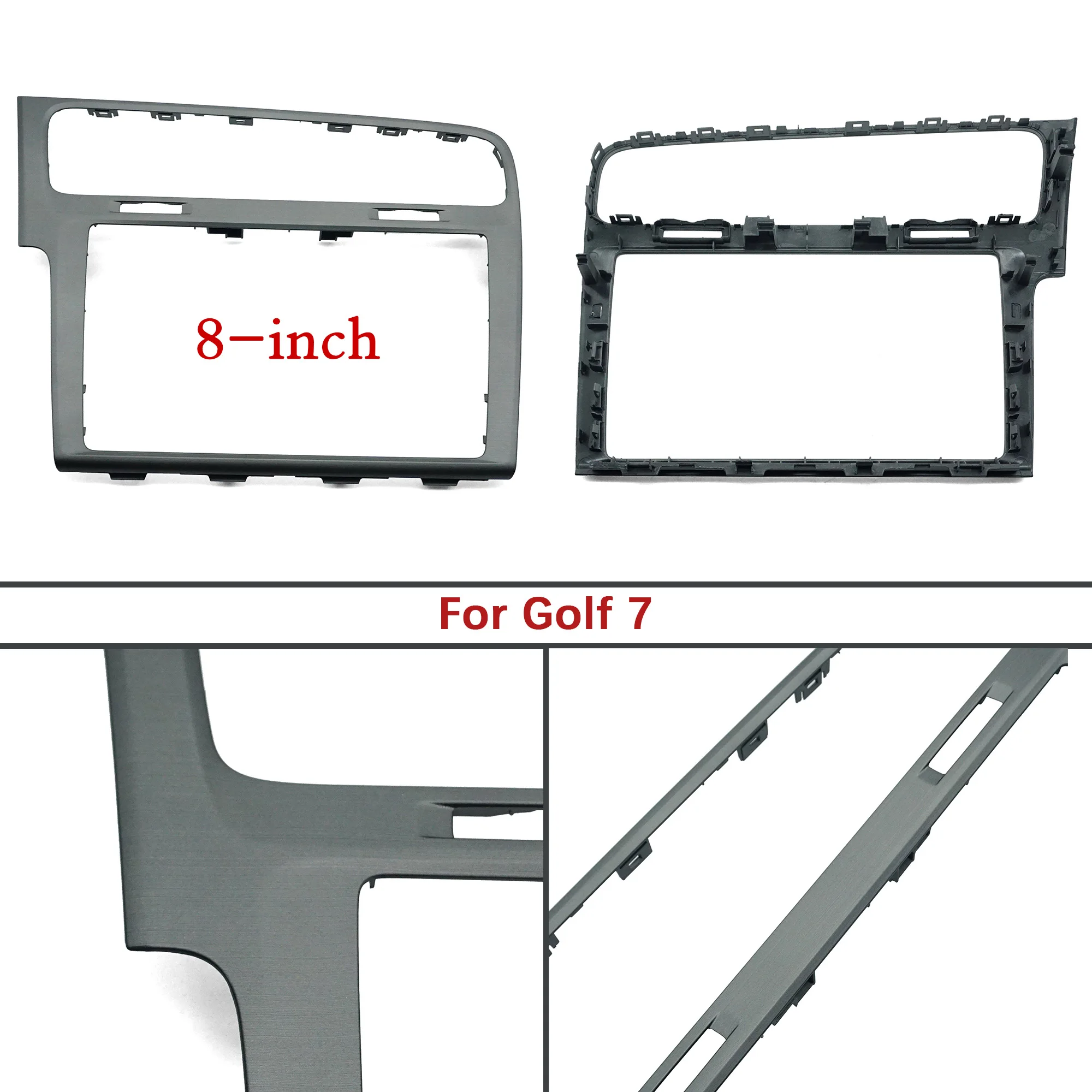 8-inch / 9-inch MIB Screen Frame for Golf 7 MIB Screen Frame, Brushed ...
