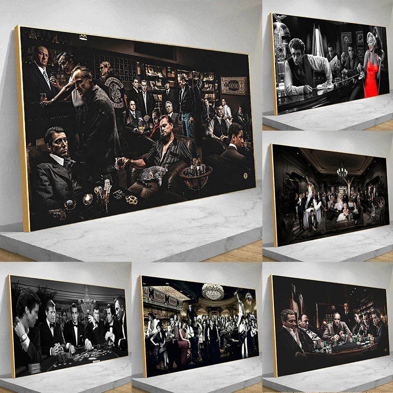 Famous-Movie-Poster-Canvas-Print-Wall-Decor-Pictures-Canvas-Painting ...