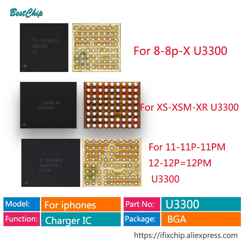 10pcs/lot SN2501 SN2600B1 SN2600B2 SN2611A0 TIGRIS T1 charging charger ...
