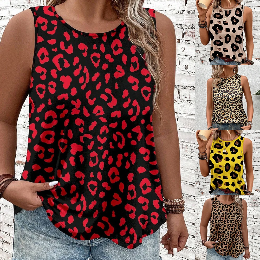 Colete-feminino-com-gola-redonda-colete-estampado-com-estampa-de ...