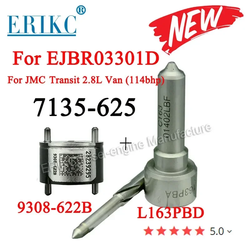 Valve-9308-622B-Nozzle-L163PBD-Common-Rail-Injector-Repair-Kits-7135 ...