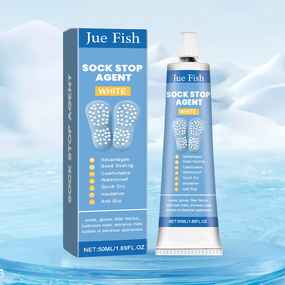 Anti Slip Sock Glue with Scraper and Template Soft Non-Slip Adhesive ...