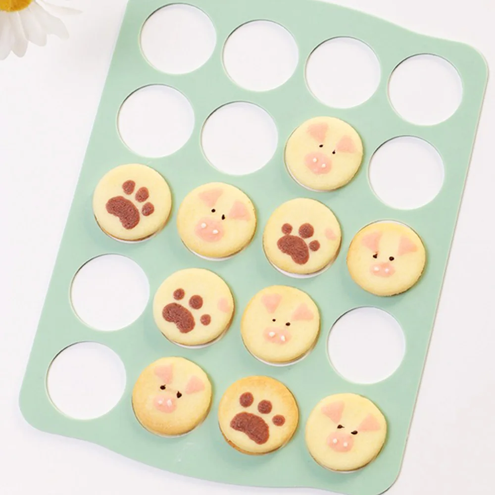 2PCS Japanese White Lover Cookie Mold Silicone Cookie Mold Dacquoise ...
