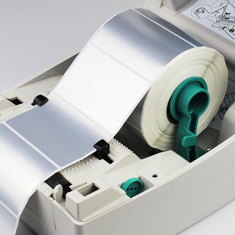 1Roll-Matte-Silver-Sticker-PET-Label-Barcode-Label-Suitable-for-Thermal ...