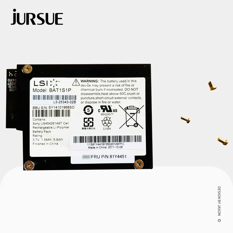 LSI MegaRAID Controller BBU08 81Y4451 battery BBU For 9260 9261 9280 ...