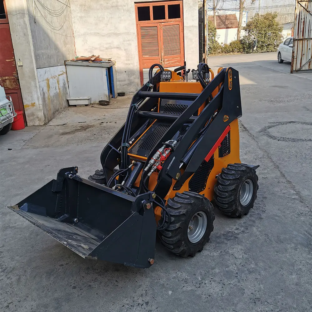 Yellow Bobcat Machine