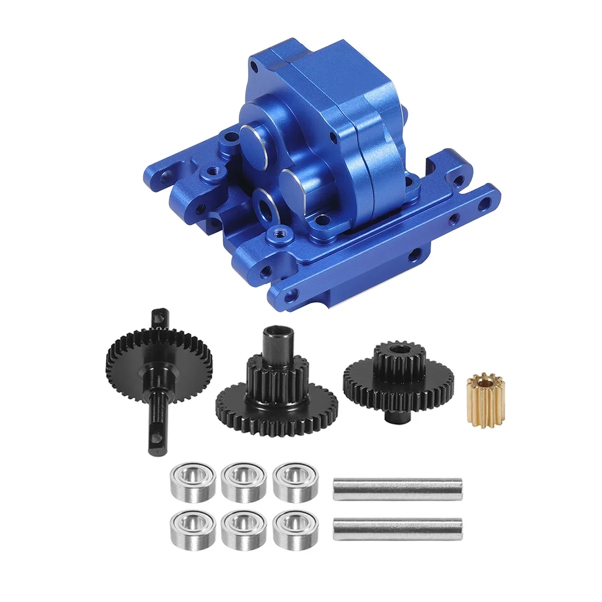 Aliuminum-Skid-TRX4M-Transmission-with-11T-Pinion-Gearbox-Housing-Set ...