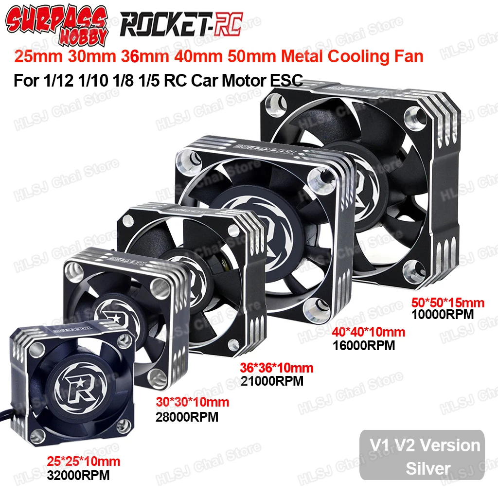Rocket-Rc-Ventilateur-de-refroidissement-pour-moteur-RC-en-m-tal ...