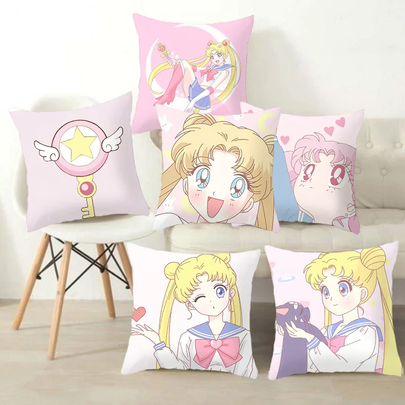 Sailor-Moon-Pillowcase-Cute-Cartoon-Anime-Character-Cushioncover-Cotton ...