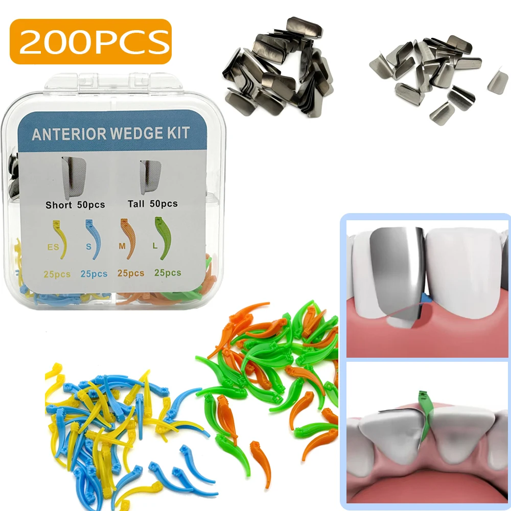 200Pcs-Dental-Supplies-Anterior-Matrix-System-Wedge-Matrix-Bands ...