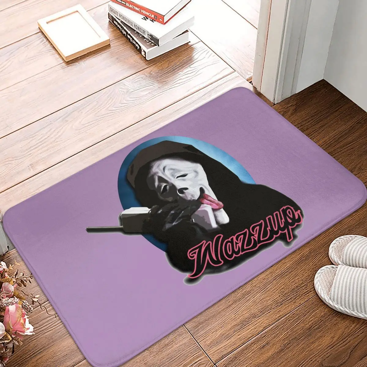 Scream Horror Movie Bath Mat Wazzup - Scary Movie Vintage Doormat ...