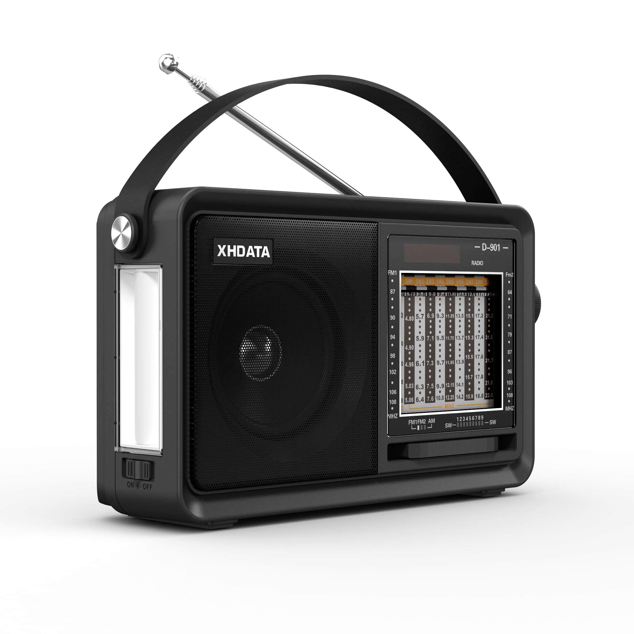 XHDATA-D-901-AM-FM-SW-Portable-Radio-Bluetooth-compatible-Radio ...
