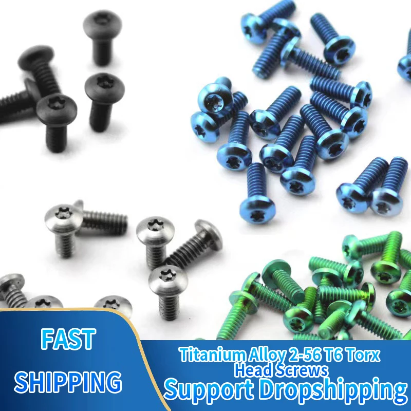 Custom-Titanium-Alloy-2-56-T6-Torx-Head-Screws-Pocket-Clip-Screws-for ...