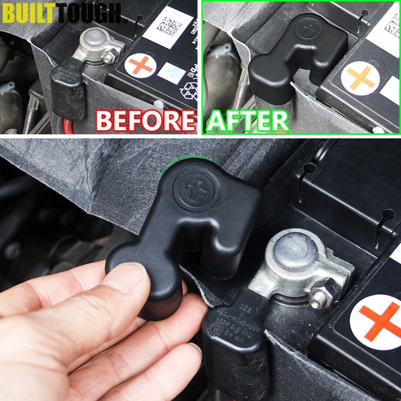 Battery Cathode Positive Electrode Pole Terminal Protective Cover Trim ...