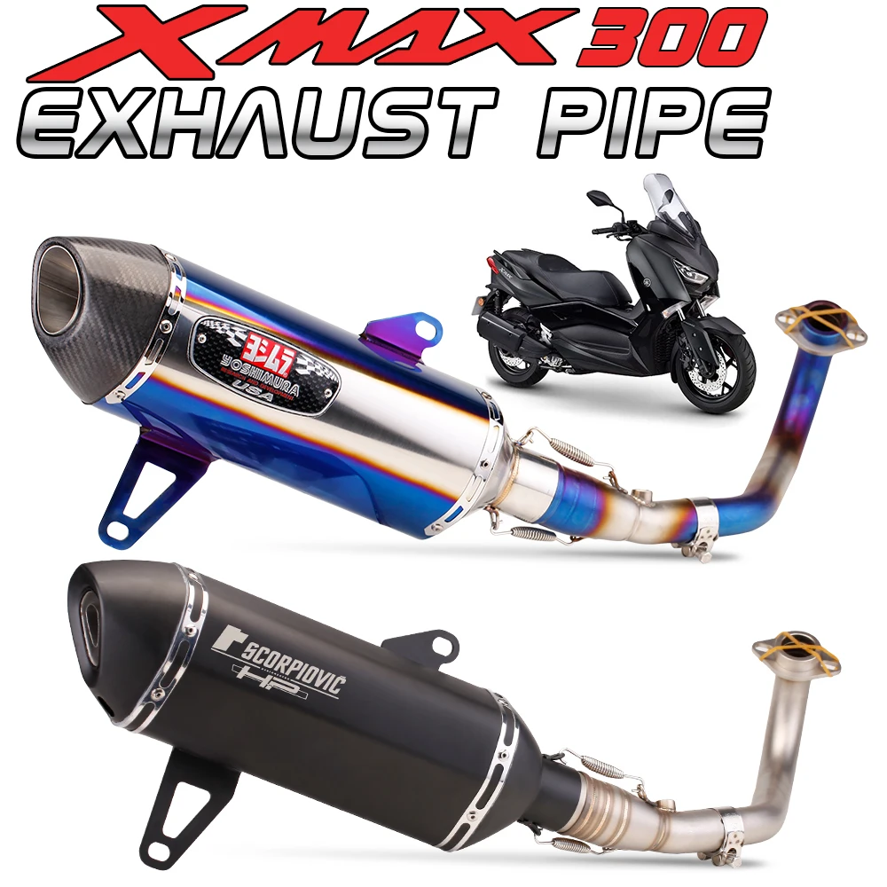 For XMAX300 250 XMAX 300 X MAX250 Motorcycle Exhaust Escape Moto ...