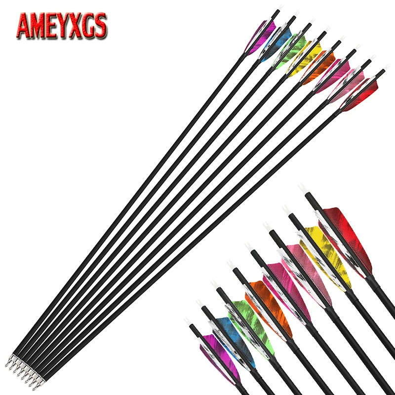 8Color-28-30-31-Mixed-Carbon-Arrows-Archery-500-Spine-ID-6-2mm-OD7-8mm ...