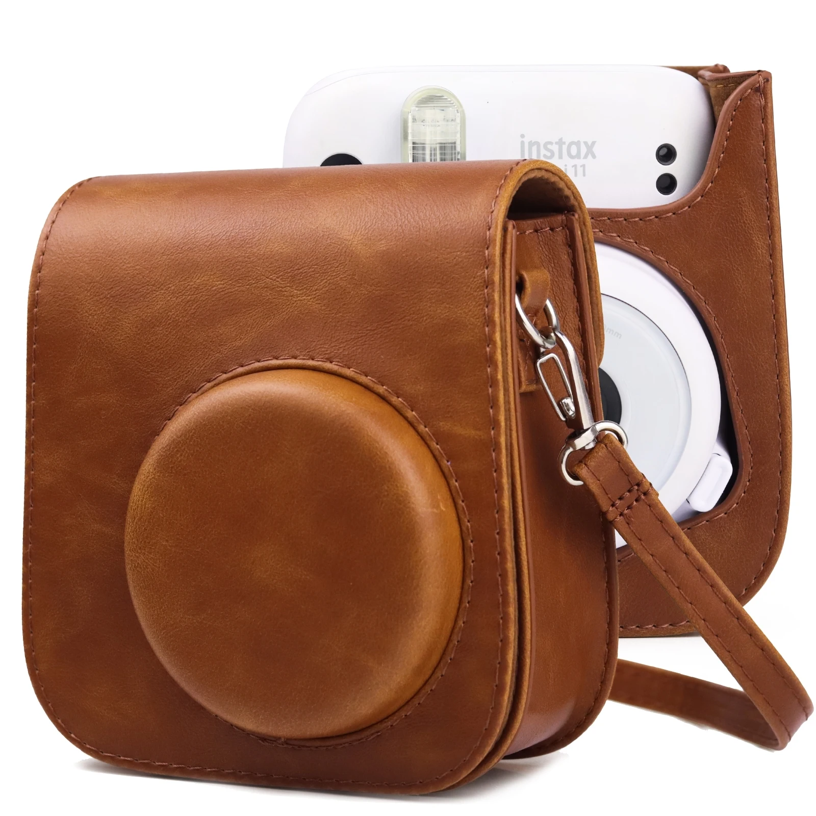 Retro-Full-Body-Camera-PU-Leather-Case-Bag-with-Strap-for-FUJIFILM ...