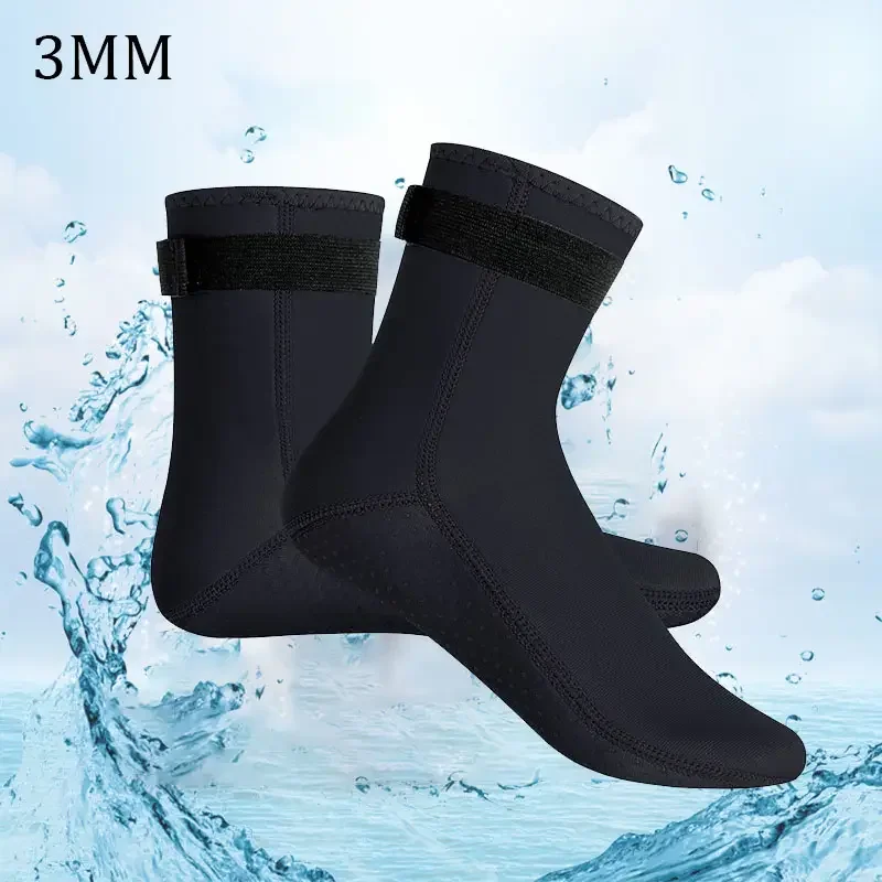 3mm Neoprene Diving Socks Wetsuit Men Women Surf Shoes Thermal Quick ...