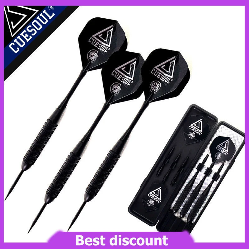 CUESOUL-3pcs-Professional-Darts-26g-24g-21g-16cm-Steel-Tip-Darts-With ...