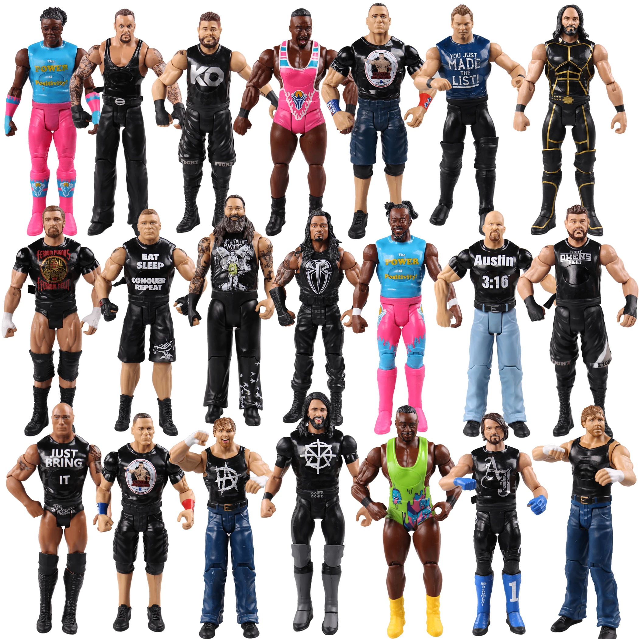 BIG Wwe Challenge Arena Wrestling Gladiator Moving Figure 6-7inch ...