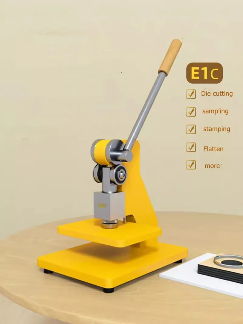 160x120MM-Leather-Manual-Die-Cutting-Machine-Desktop-Small-DIY-Handmade ...