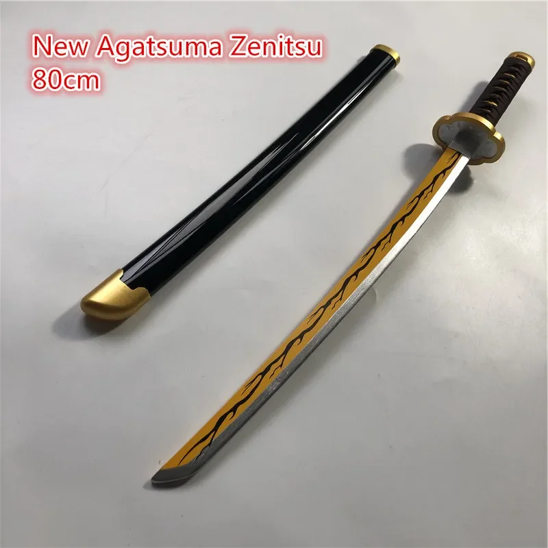 Sword-Weapon-New-Agatsuma-Zenitsu-Cosplay-Sword-1-1-Anime-Ninja-Knife ...