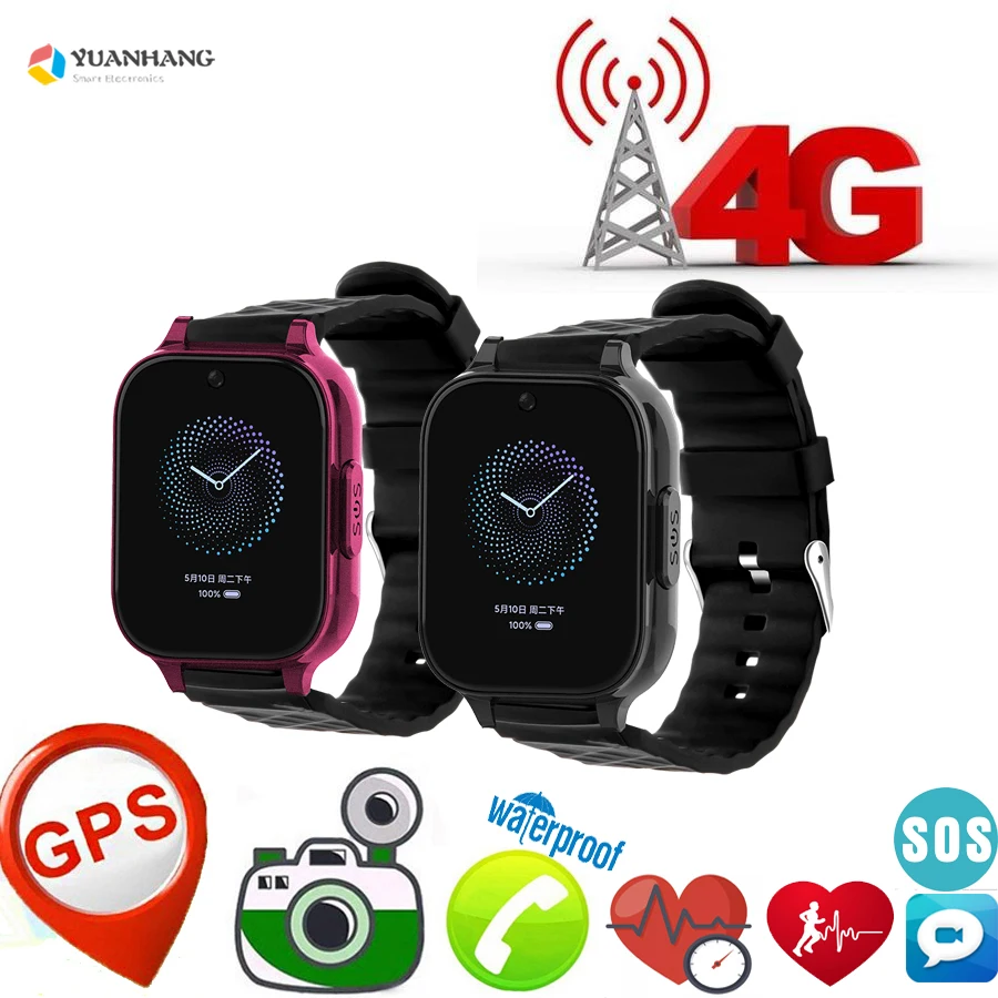 Smart-4G-GPS-WIFI-Tracker-Student-Elder-Old-Man-Remote-Camera-Heart ...