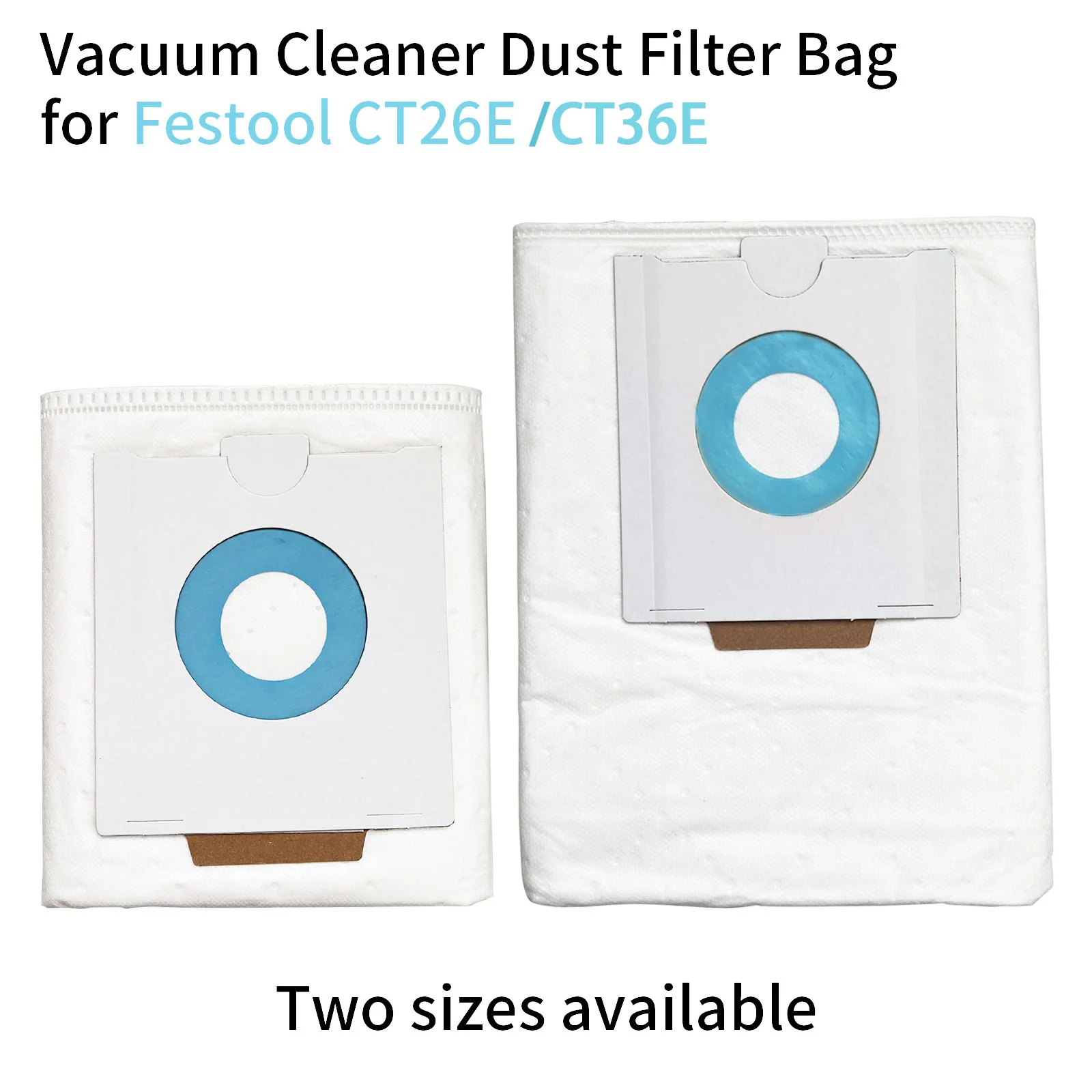 5PCS Dust Filter Bags for Festool CT26E/CT36E Vacuum Cleaner Cleaner ...