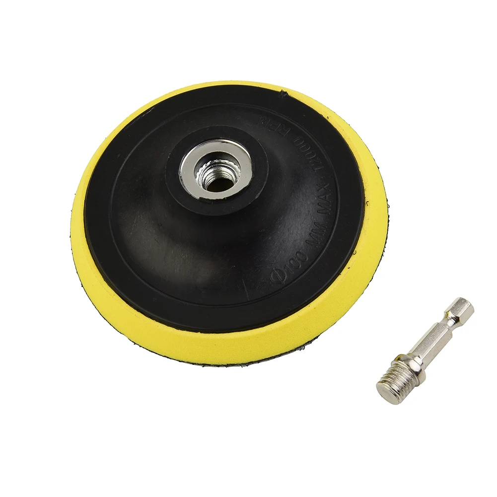 4-Inch-100mm-Hook-And-Loop-Buffing-Pad-Rotary-Backing-Pad-With-M10 ...