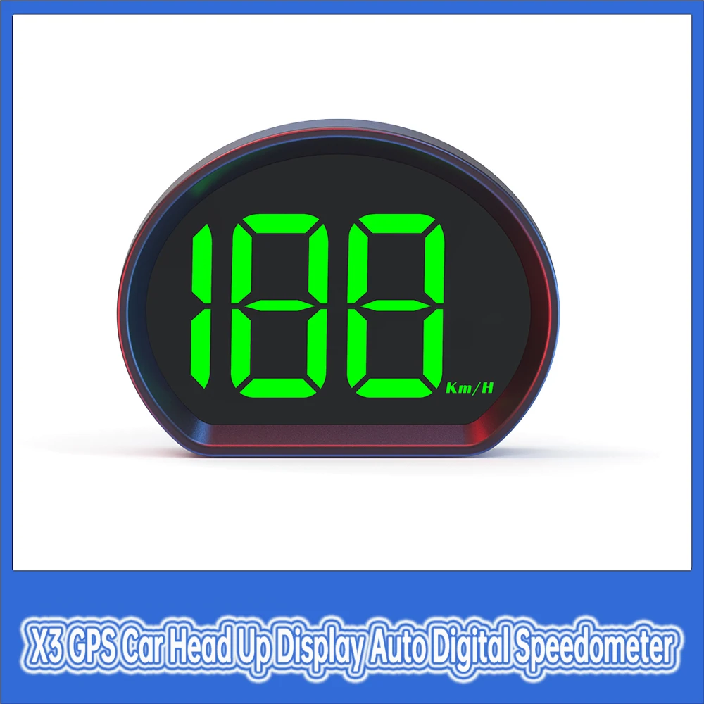 X3-Car-Head-Up-GPS-Digital-Speedometer-LCD-Display-KMH-Reminder-Meter ...