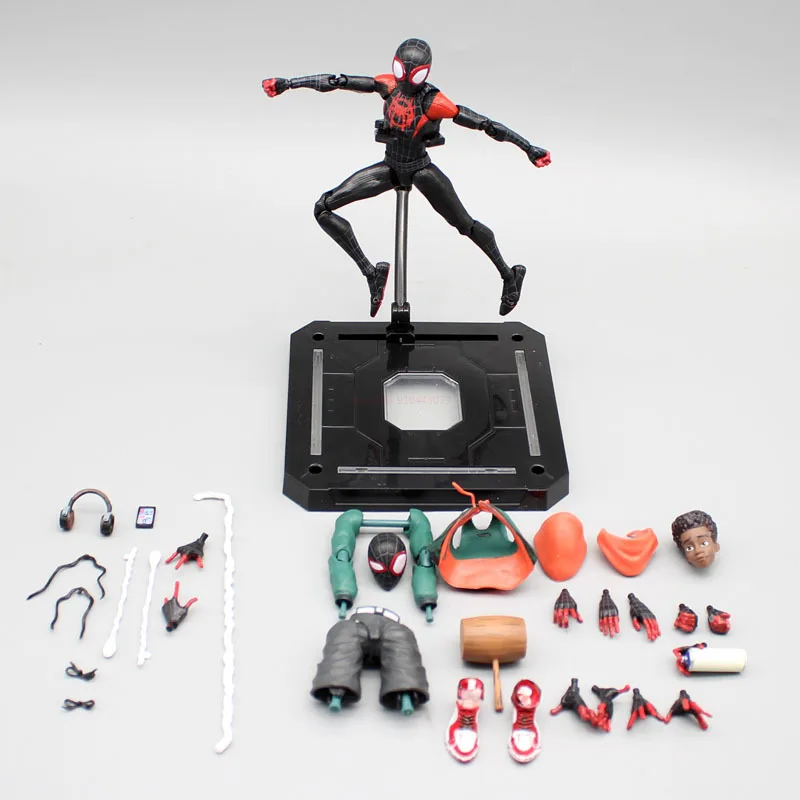 Figura de acción de Spiderman de Marvel, Into The Man, Spider Verse ...