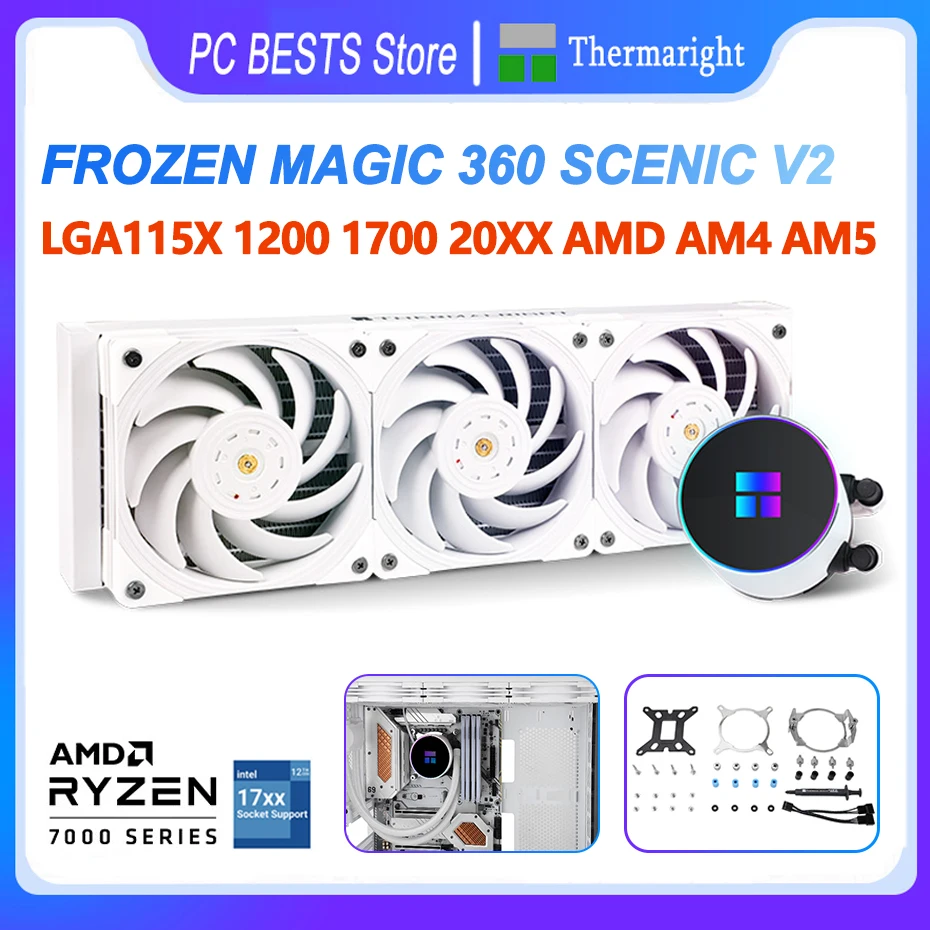 Thermalright-Frozen-Magic-360-280-SCENIC-V2-Water-Cooling-Radiator-TL ...